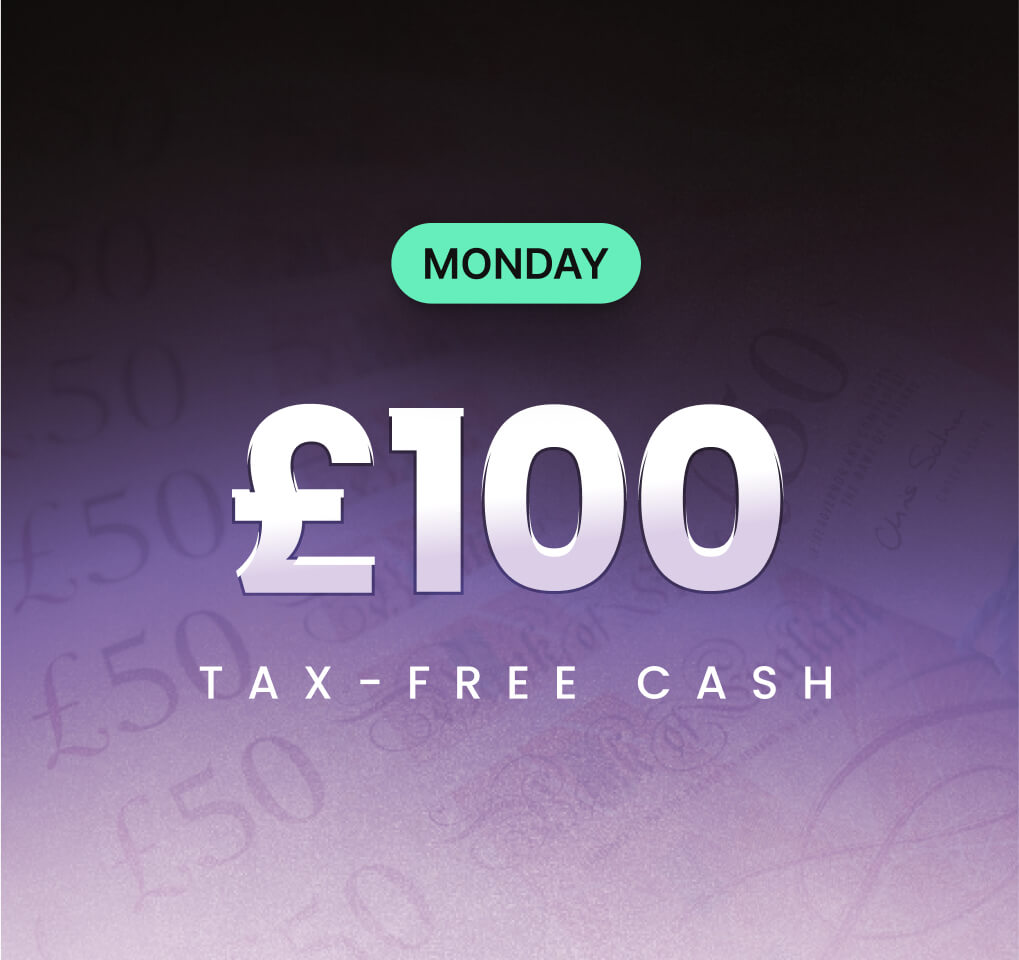 £100 Tax-Free Cash - Monday - The Luxury Prize Company